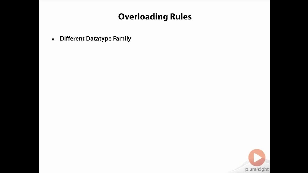 07 07 Overloading Subprograms - YouTube