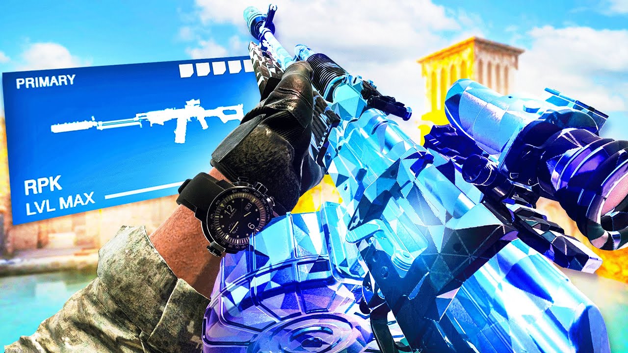 the NEW PRO PLAYER RPK in WARZONE after UPDATE...😮(BEST RPK CLASS SETUP ...