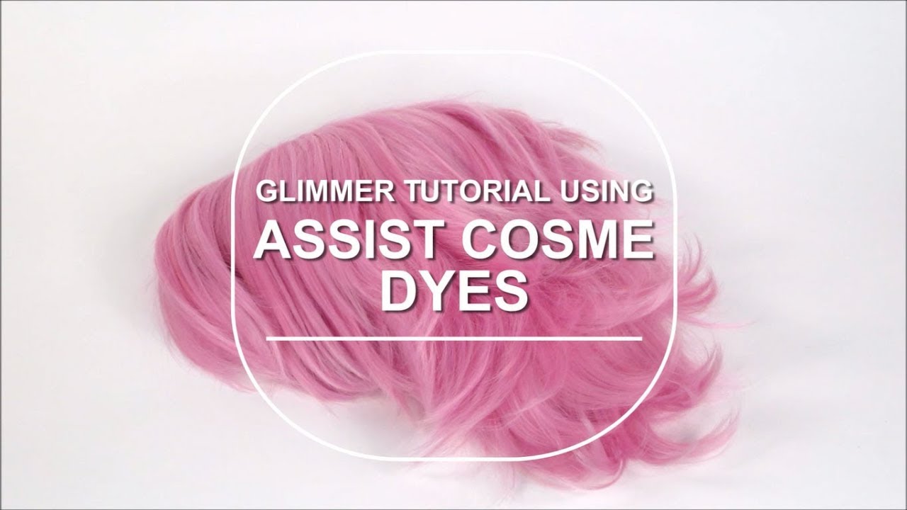 Glimmer from She-Ra Using Assist Cosme Wig Dye - YouTube