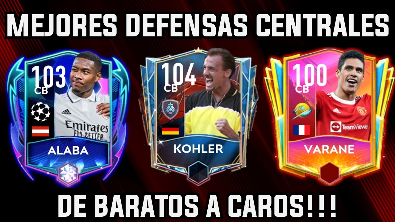 🔥😎 ¡MEJORES CARTAS de DEFENSA CENTRAL (DFC) de BARATOS a CAROS! - PARA ...