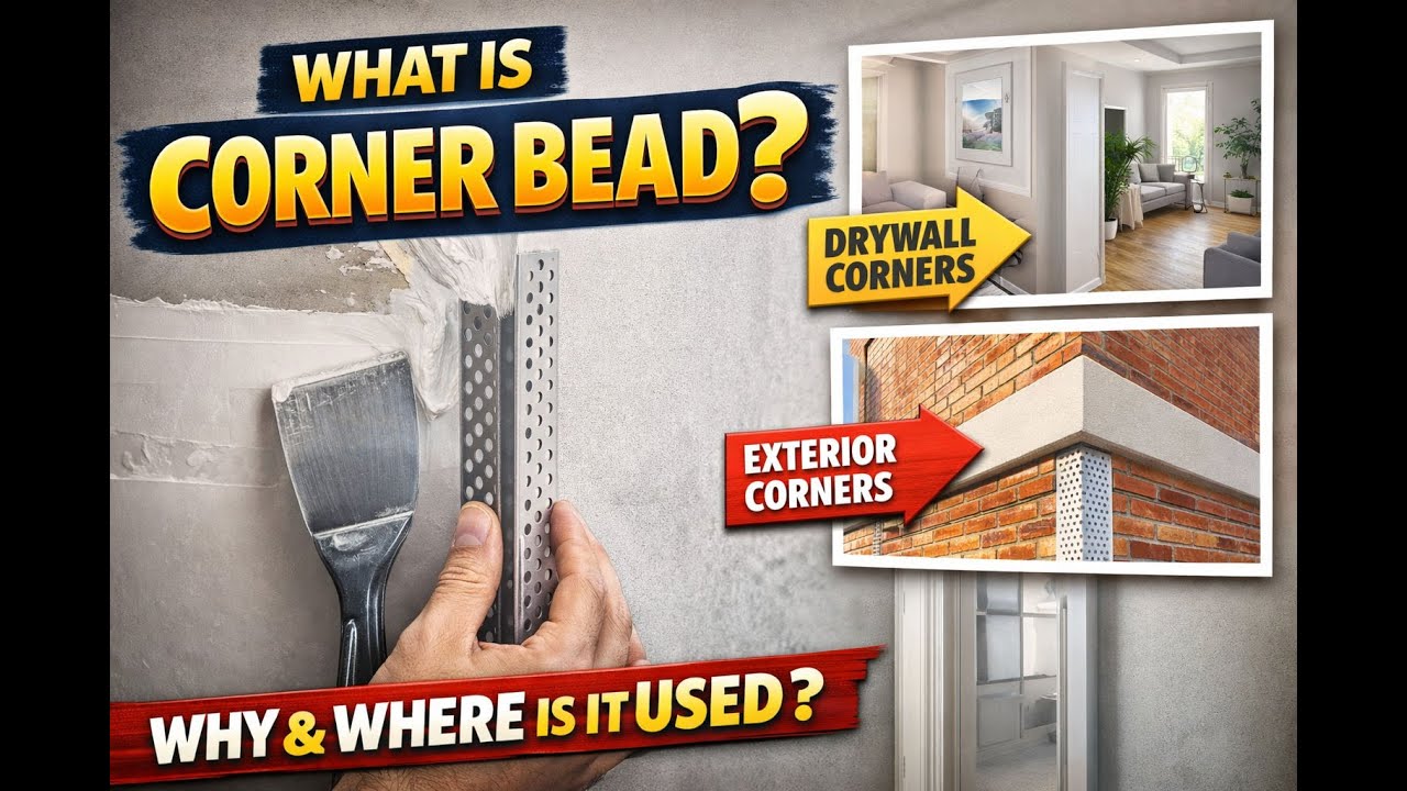 Corner Bead in Construction | What Is It? Why & How It’s Used ...