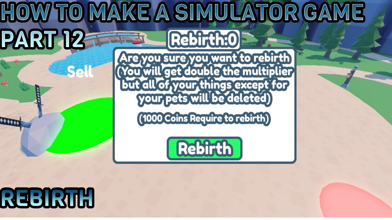 [Rebirth]How to make a Simulator Game in Roblox Studio [Part 12] - YouTube