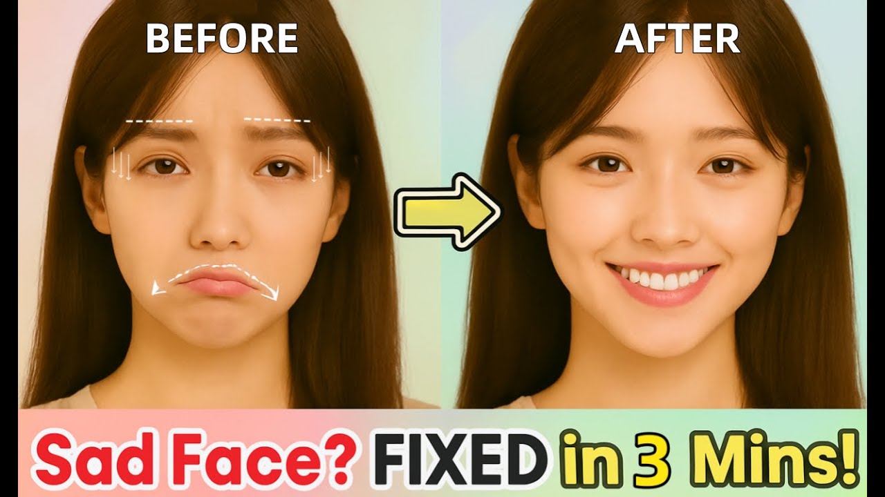 No More Sad Face 💖 Fix Droopy Mouth & Brighten Tired Eyes Instantly ...
