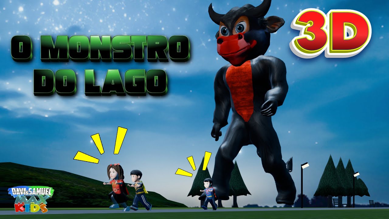 3D🎬 O MONSTRO DO LAGO! | 3D Cartoon Animation. - YouTube