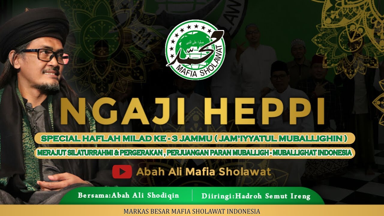 🔴[ LIVE ] SHOLAWAT NGAJI HAPPY BERSAMA ABAH ALI MAFIA SHOLAWAT DAN ...