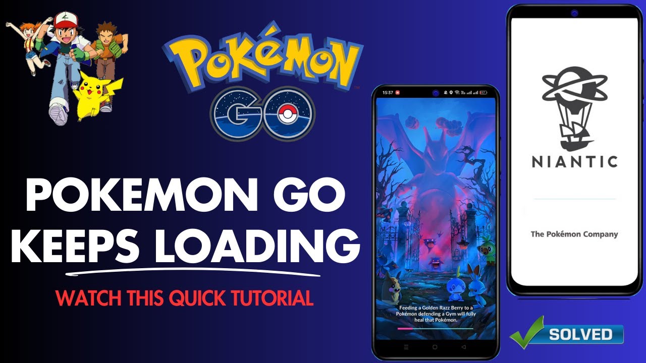 How to Fix Pokémon Go Stuck on Loading Screen | Pokémon Go Not Loading ...