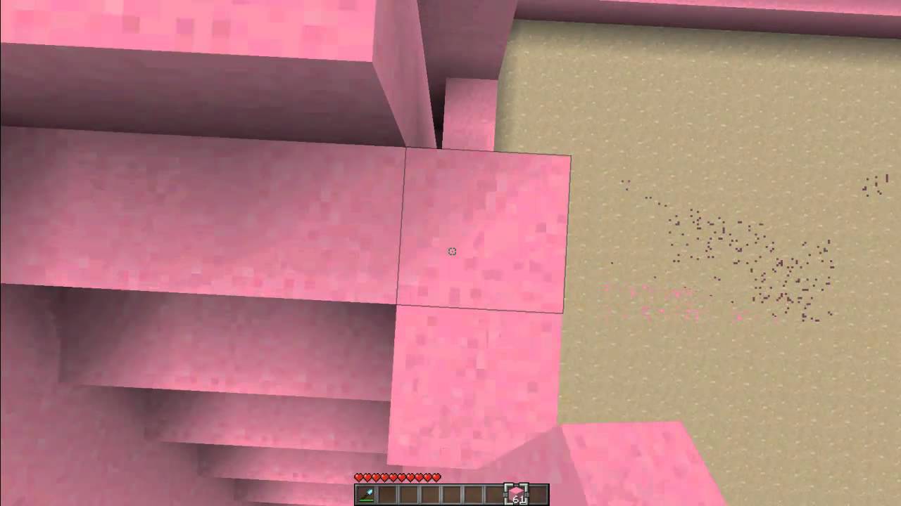 SPECTACULAR MINECRAFT SPECIAL PINK CASTLE BUILDING PART 3 - YouTube