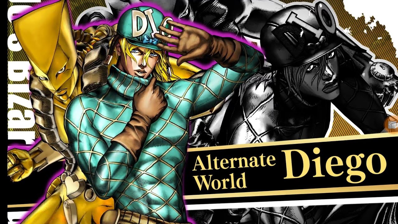 Jojo Bizarre Adventure All Star Battle R: Alternate World Diego With ZA ...