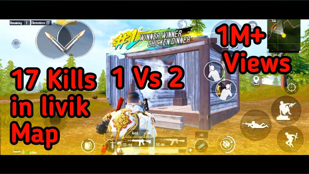 Pubg Mobile Gameplay Best Videos | 1 vs 2 17 kills in livik | Android ...