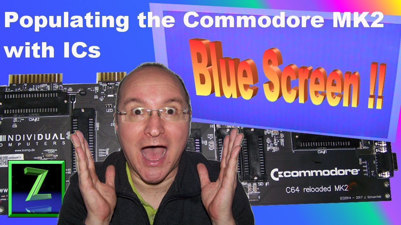 Populating the MK2 Commodore Board - YouTube