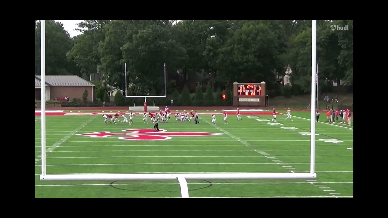 77 YD TD From end zone Addison Gosline Sept 13th 2024 St Chris vs ...