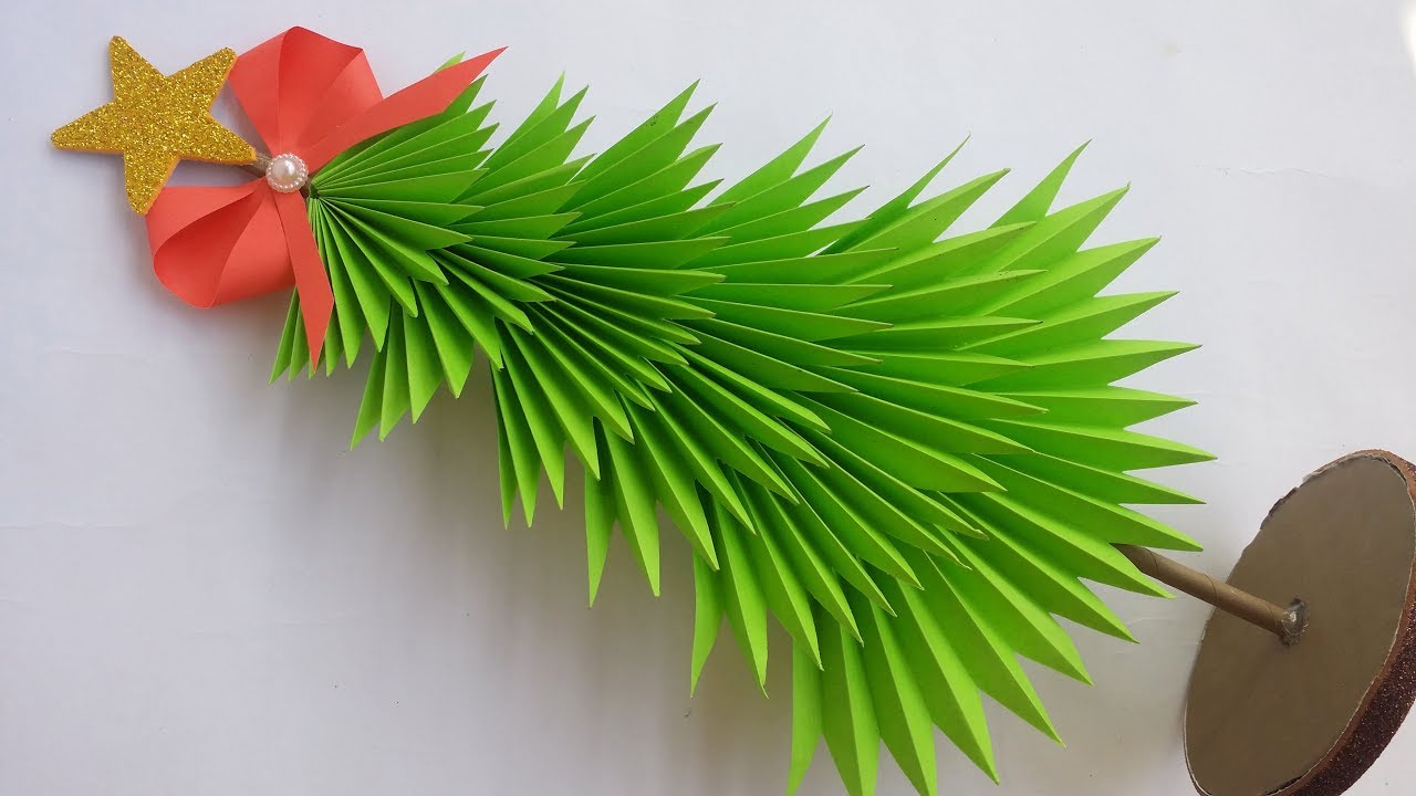 DIY: 3D Christmas Tree!! How to Make Beautiful Paper 3D Tree/Ornaments ...