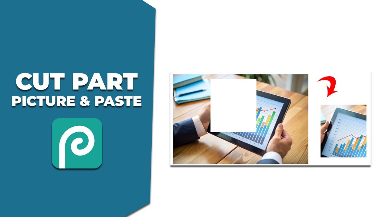 How to cut part of a picture and paste it on another - YouTube