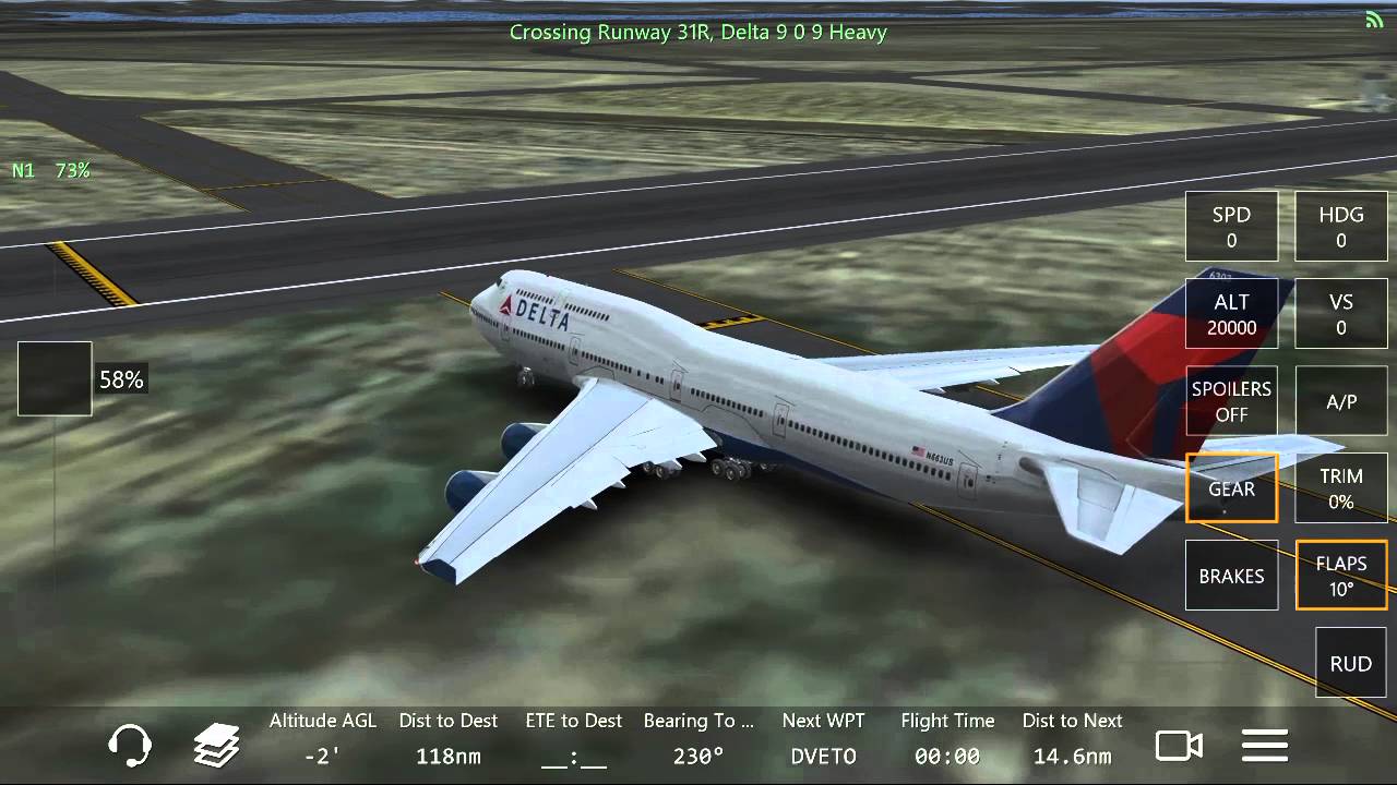 Infinite flight Delta 747 KJFK-KSWF/part 1 - YouTube