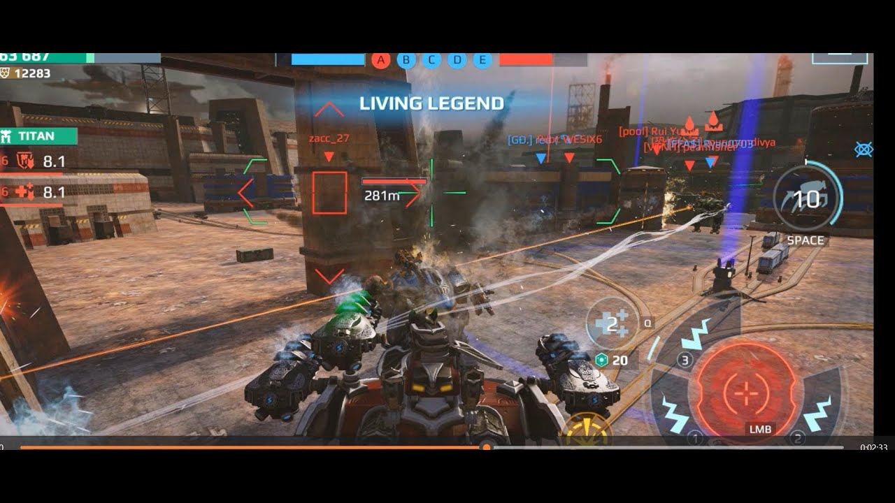 War Robots: Mars Highlights (Living Legends) - YouTube