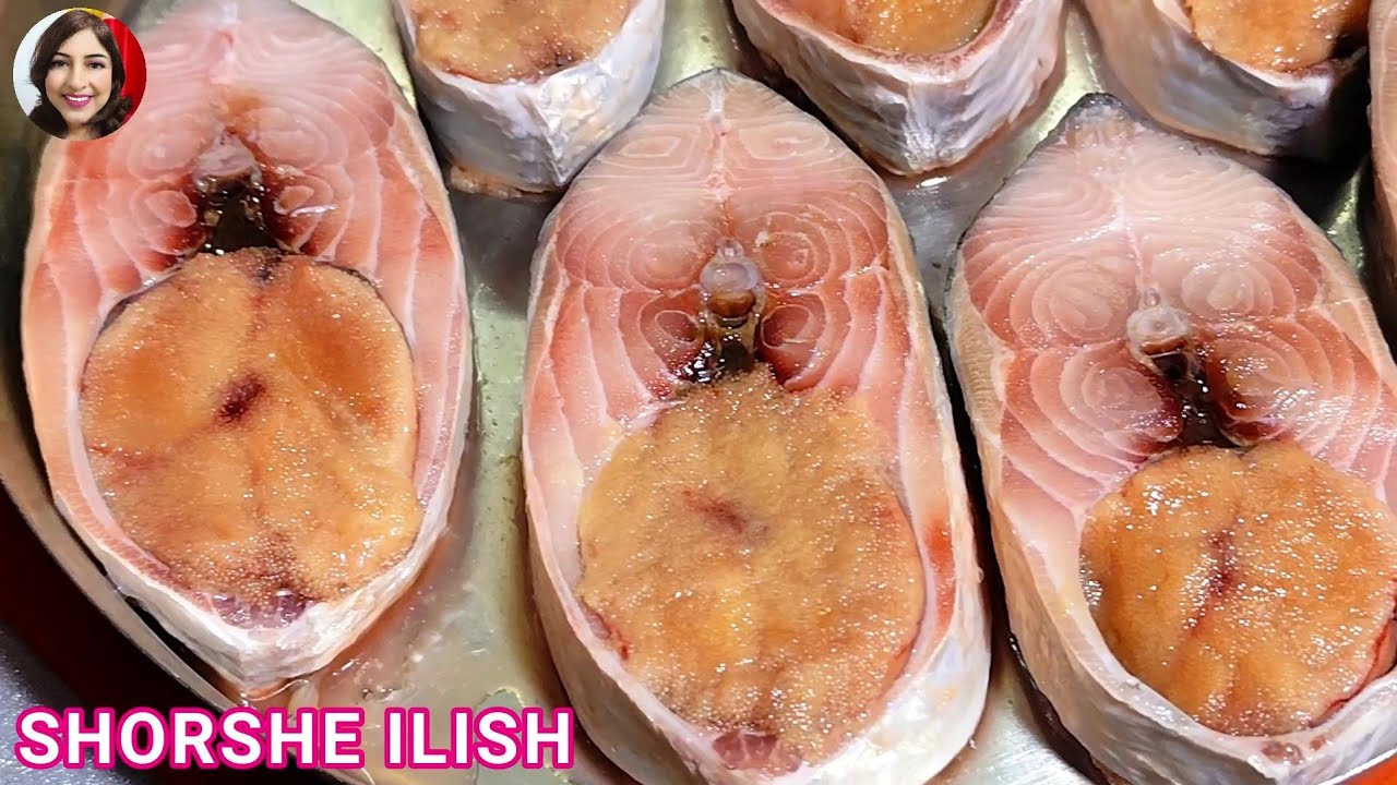 SHORSHE ILISH | SHORSHE ILISH BENGALI RECIPE | HILSA FISH RECIPE WITH ...