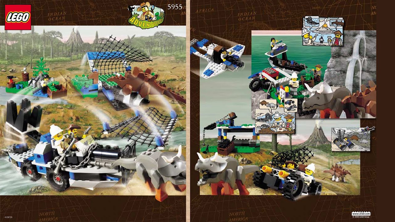 LEGO Instruction | ALL TERRAIN TRAPPER 5955 | Booklet - YouTube