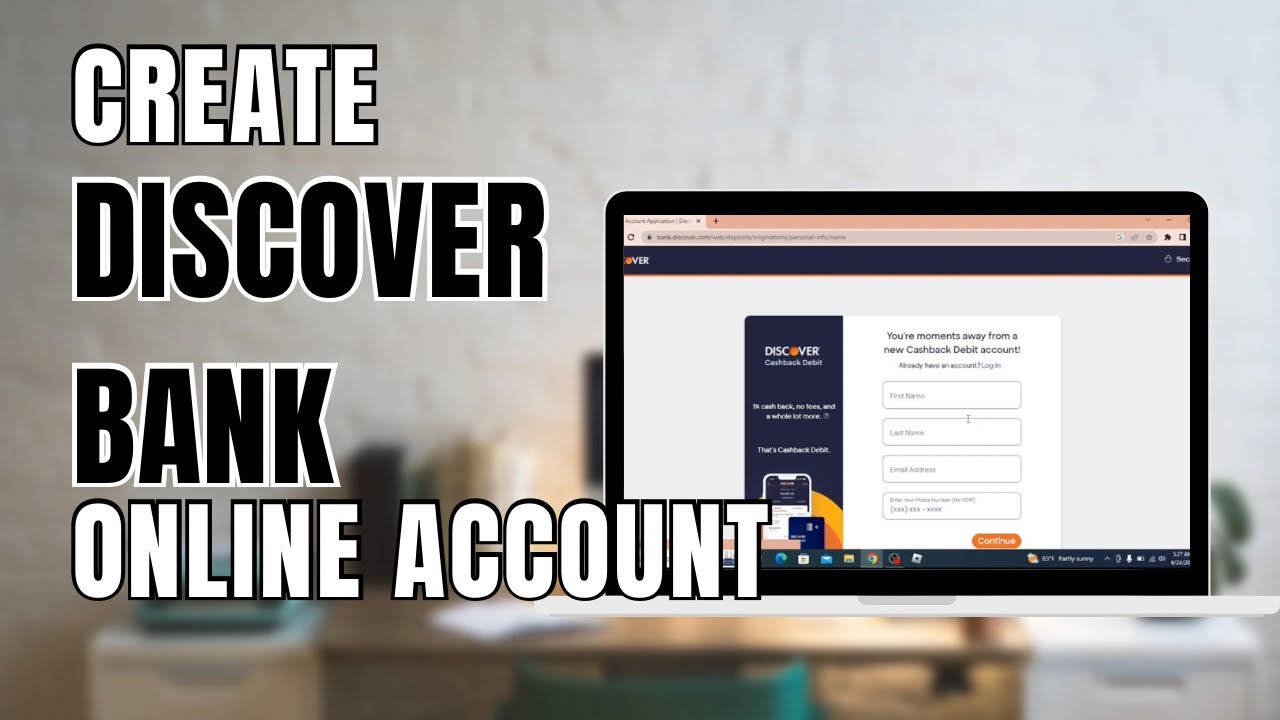 Create A Discover Bank Online Account - YouTube