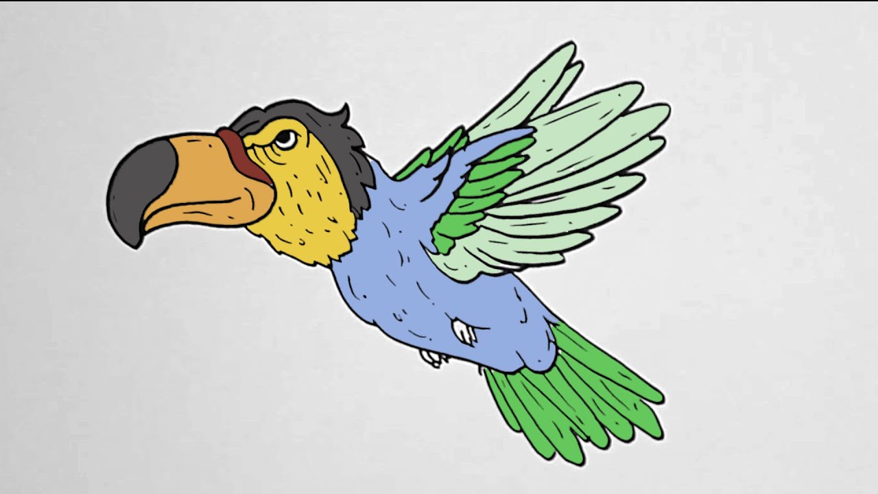 How to Draw HUMMINGCAN BIRD ( HUMMING BIRD + HUMMING BIRD ) - YouTube