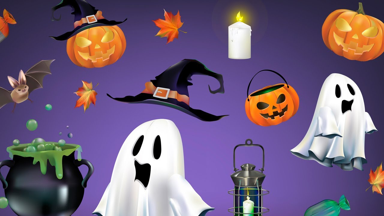 Dancing veggies -Dancing fruits- halloween Animation - High Contrast ...