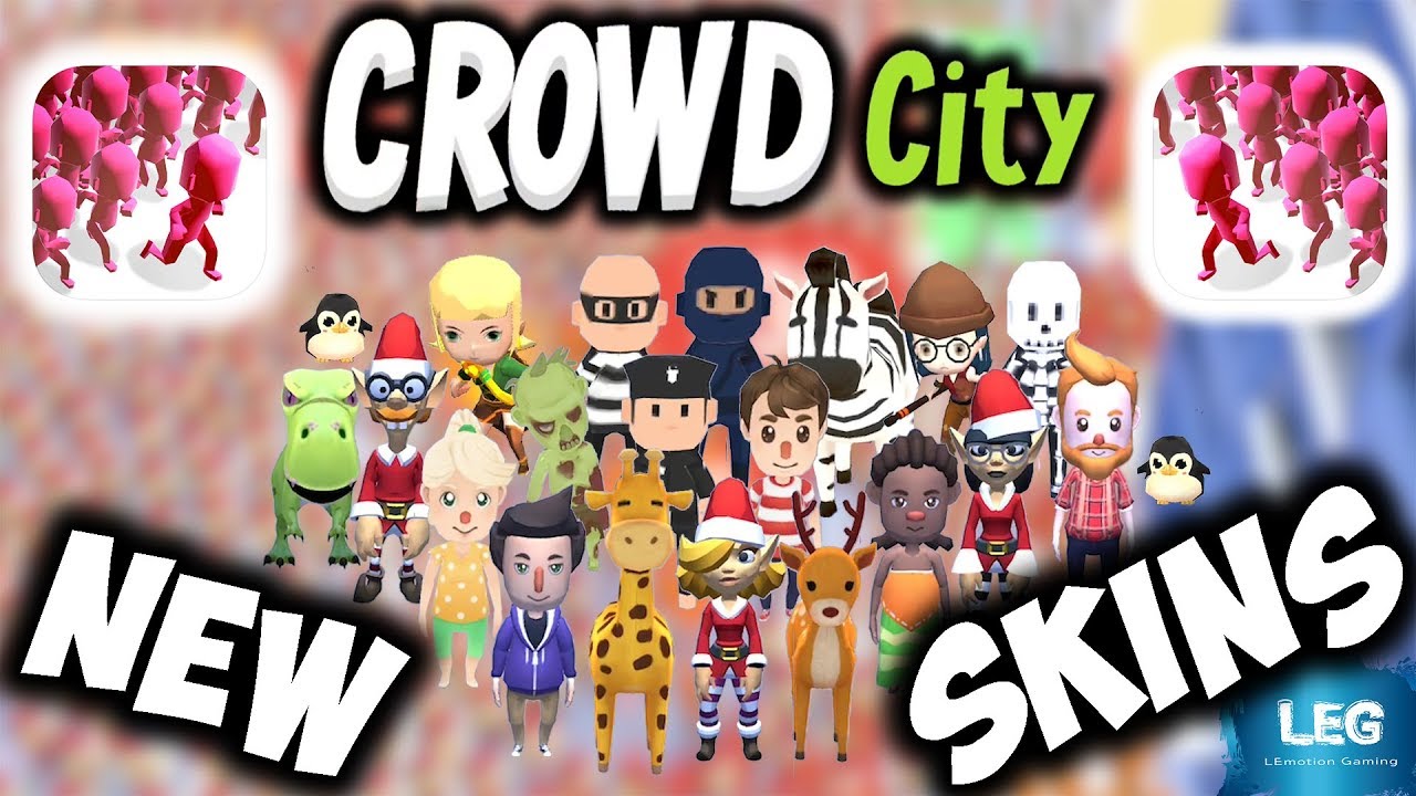 Crowd City | Gameplay Part 3 | New Update + New Skins - YouTube