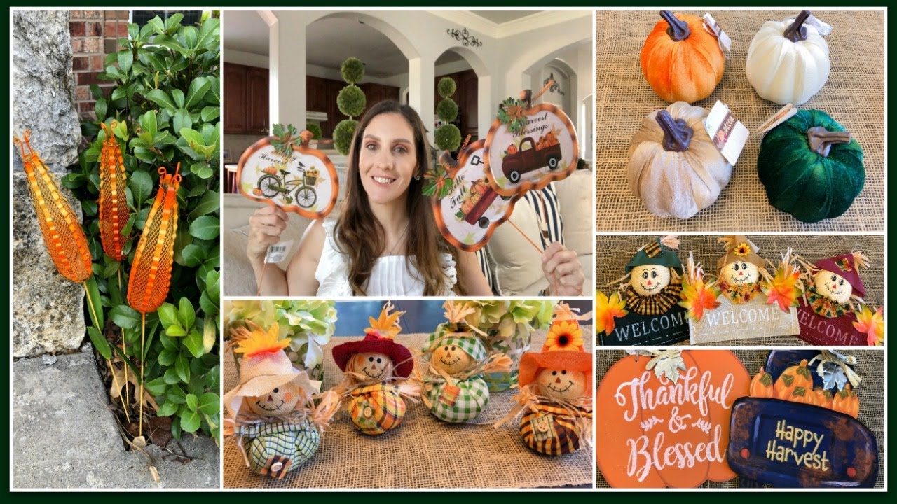 DOLLAR TREE HAUL | JACKPOT FALL DECOR (2019) - YouTube