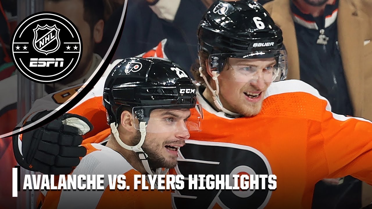 Colorado Avalanche vs. Philadelphia Flyers | Full Game Highlights - YouTube