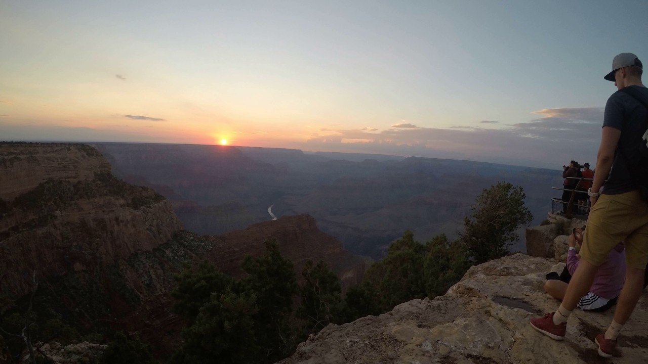 Grand Canon Hopi Point Sunset on 08/05/2017 Time Lapse (4K/5K) - YouTube
