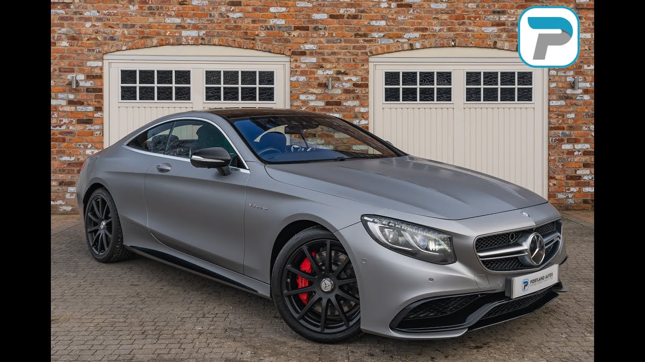 2015/15 MERCEDES-BENZ S63 V8 COUPE IN DESIGNO MAGNO ALANITE GREY ...