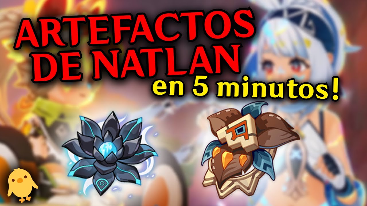 ARTEFACTOS de NATLAN🔥 en 5 MINUTOS! / Genshin! / 🐤! - YouTube