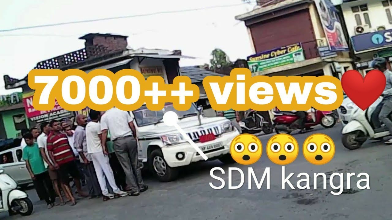 SDM car Kangra😲😲😲 Himachal Pradesh ||the hp40 rider|| - YouTube