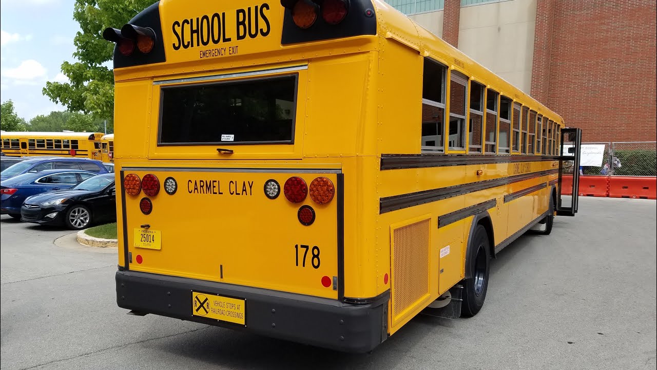 Carmel Clay Schools: Bluebird All American 2021 T3RE Diesel #178 (REAR ...