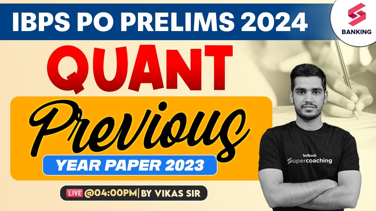 IBPS PO Quants Previous Year Paper 2023 | IBPS PO Preparation | By ...