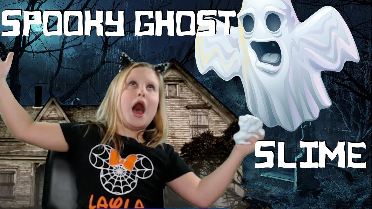 DIY SPOOKY GHOST SLIME WITH LAYLA!!! - Libby & Layla Show 12 - YouTube