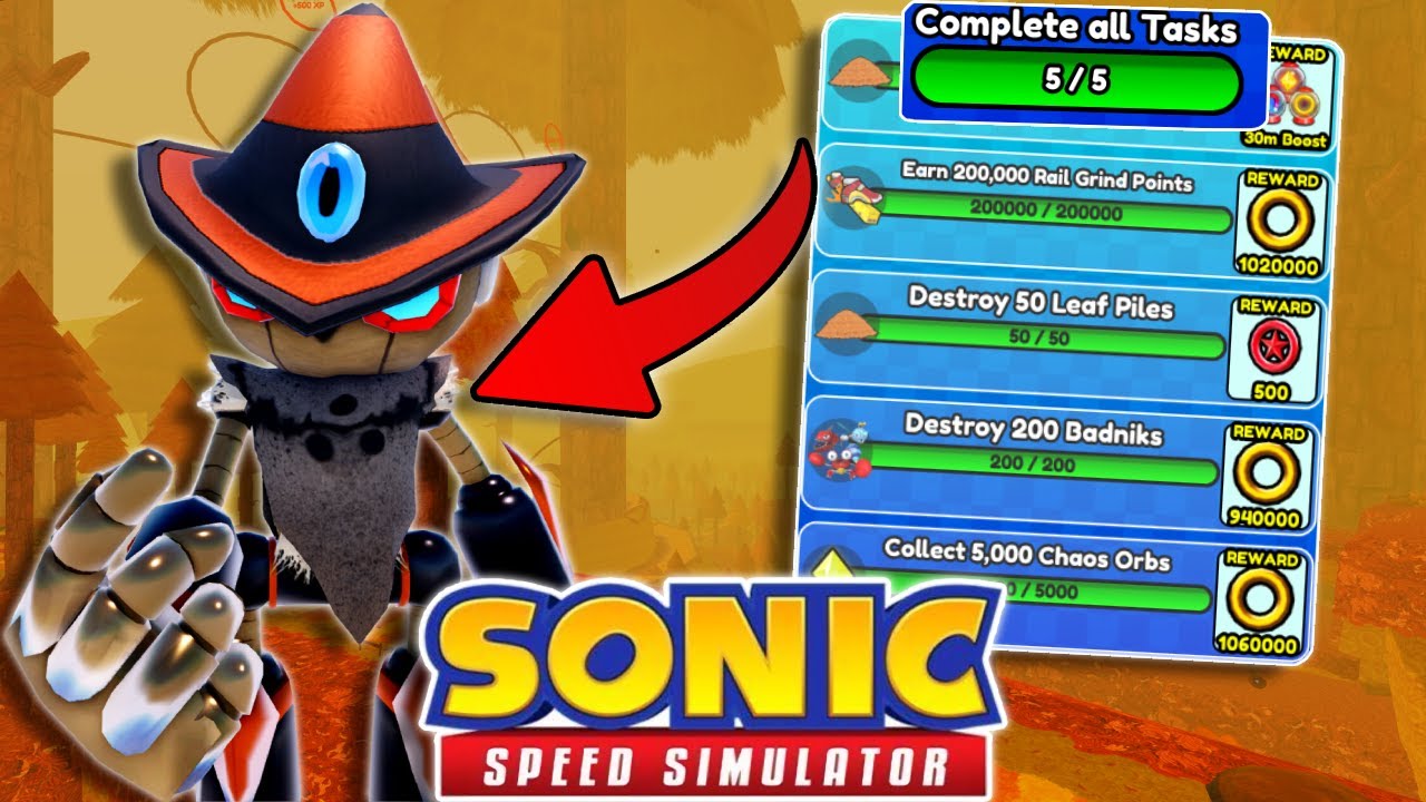 Unlocking SCARECROW GEMERL in Sonic Speed Simulator! - YouTube