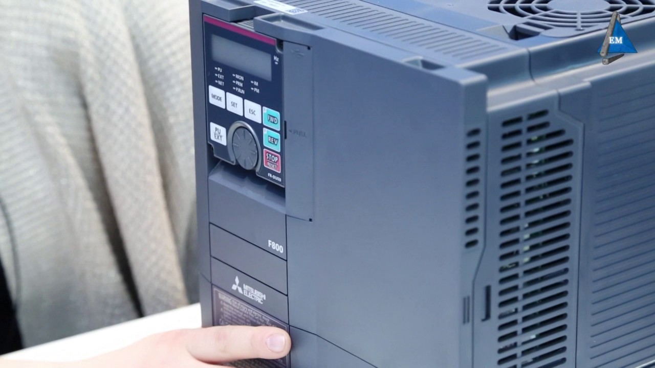 Преобразователи частоты MITSUBISHI ELECTRIC FR F800 - YouTube