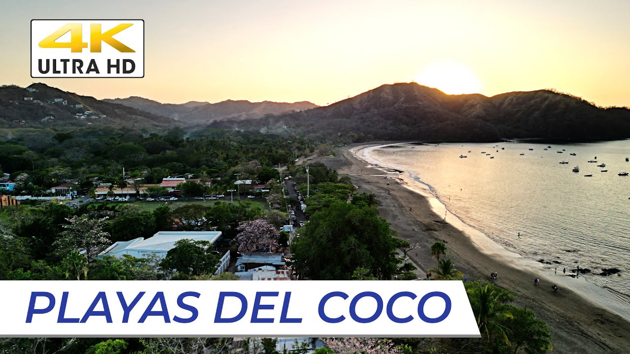 [4K] PLAYAS DEL COCO // Beach Walking Tour + Drone Flight [#travel ][# ...
