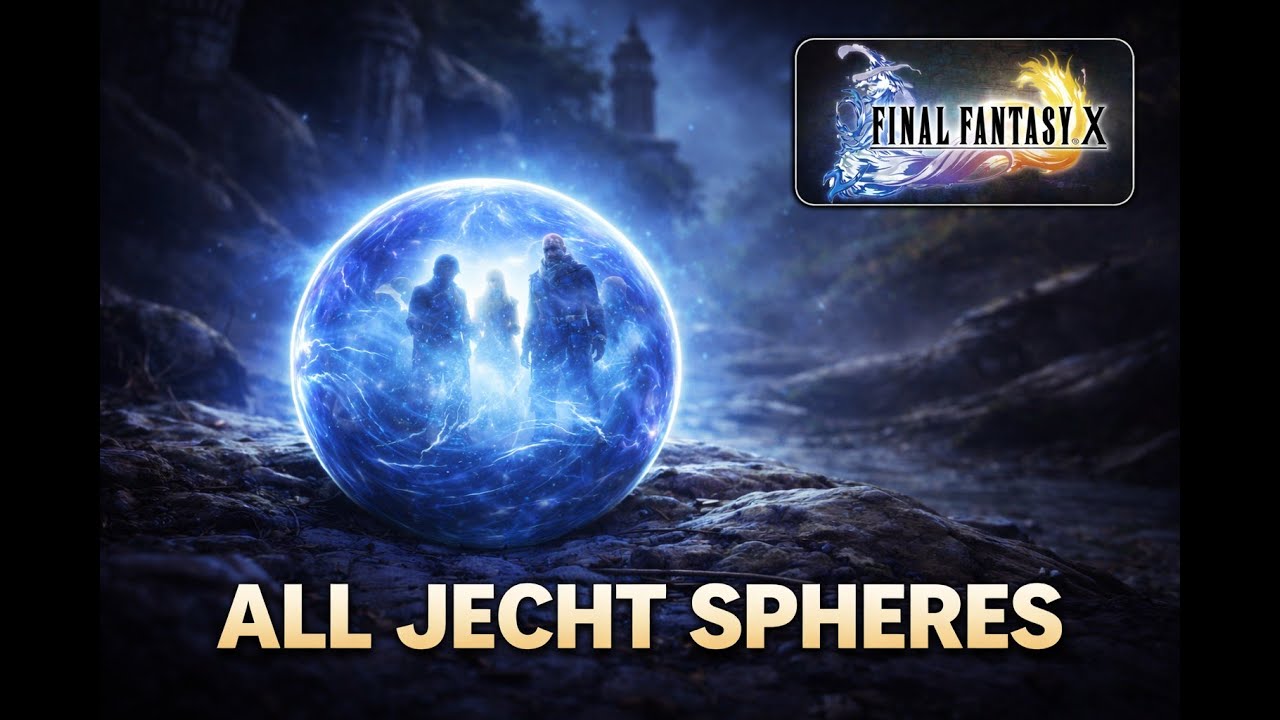 FFX – All Jecht Sphere Locations (Auron Overdrives Guide) - YouTube