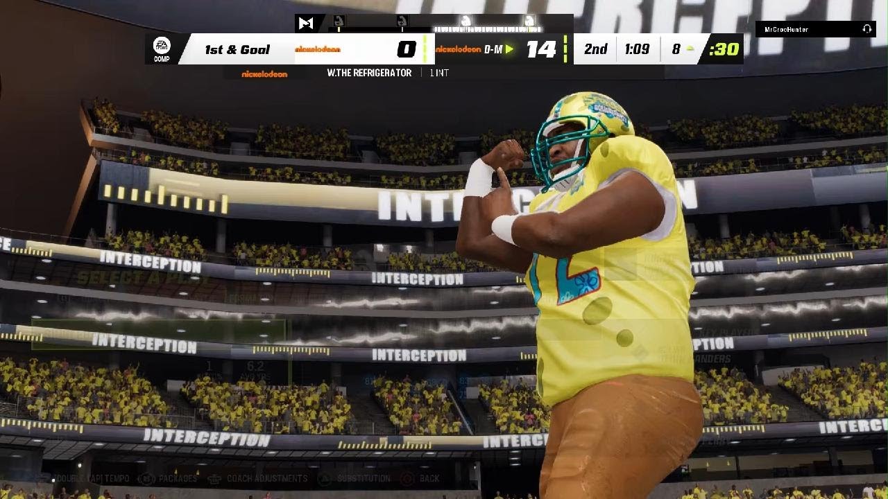 The Fridge defense then offense by himself! Madden NFL 23 - YouTube