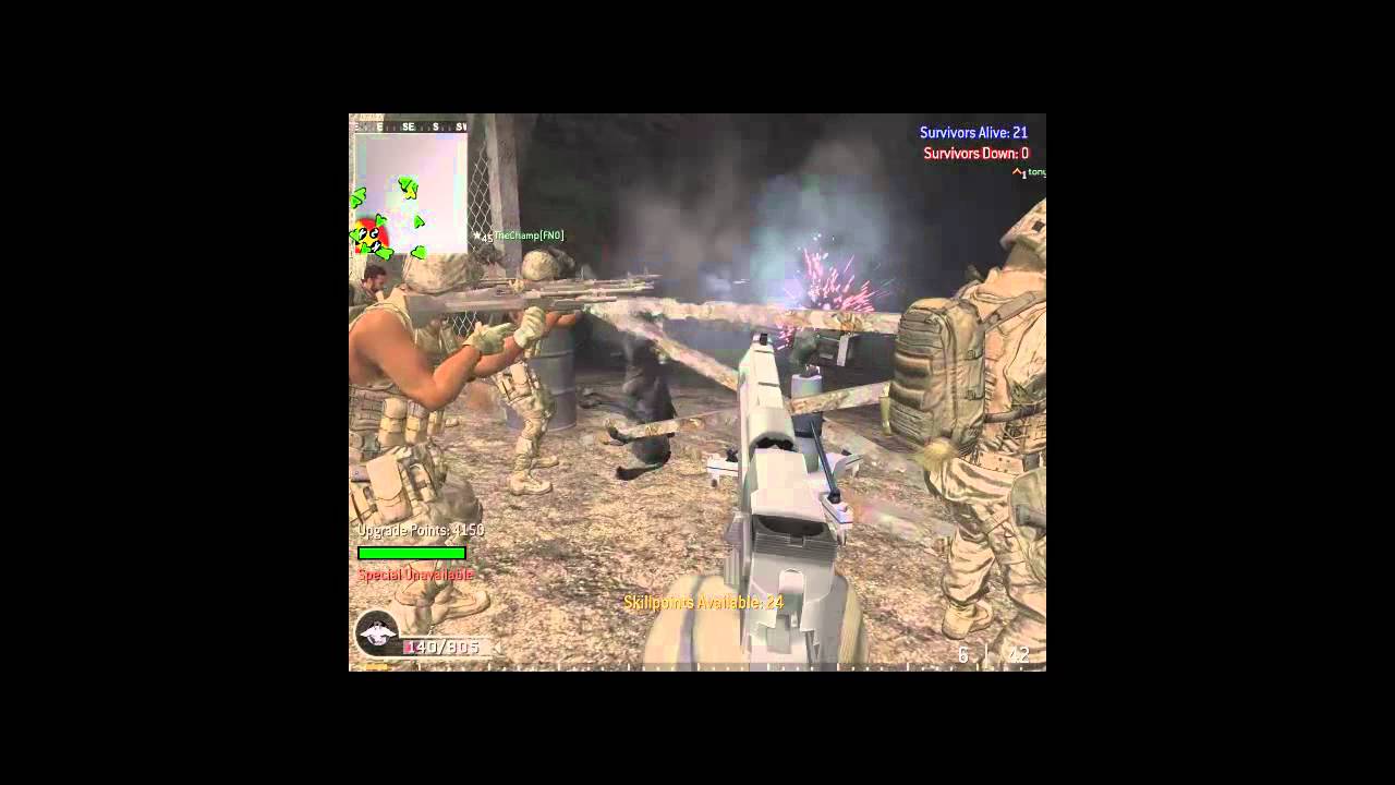 Call of Duty 4 Zombies Gameplay - YouTube