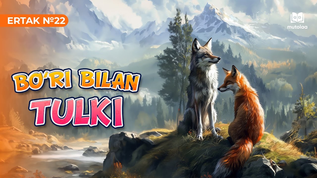 Boʻri bilan tulki | Ertak №24 | Mutolaa - YouTube
