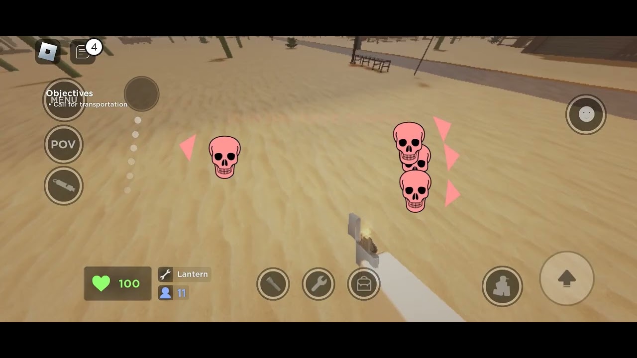 Playing evade map (desert bus) but it's special round (double trouble ...