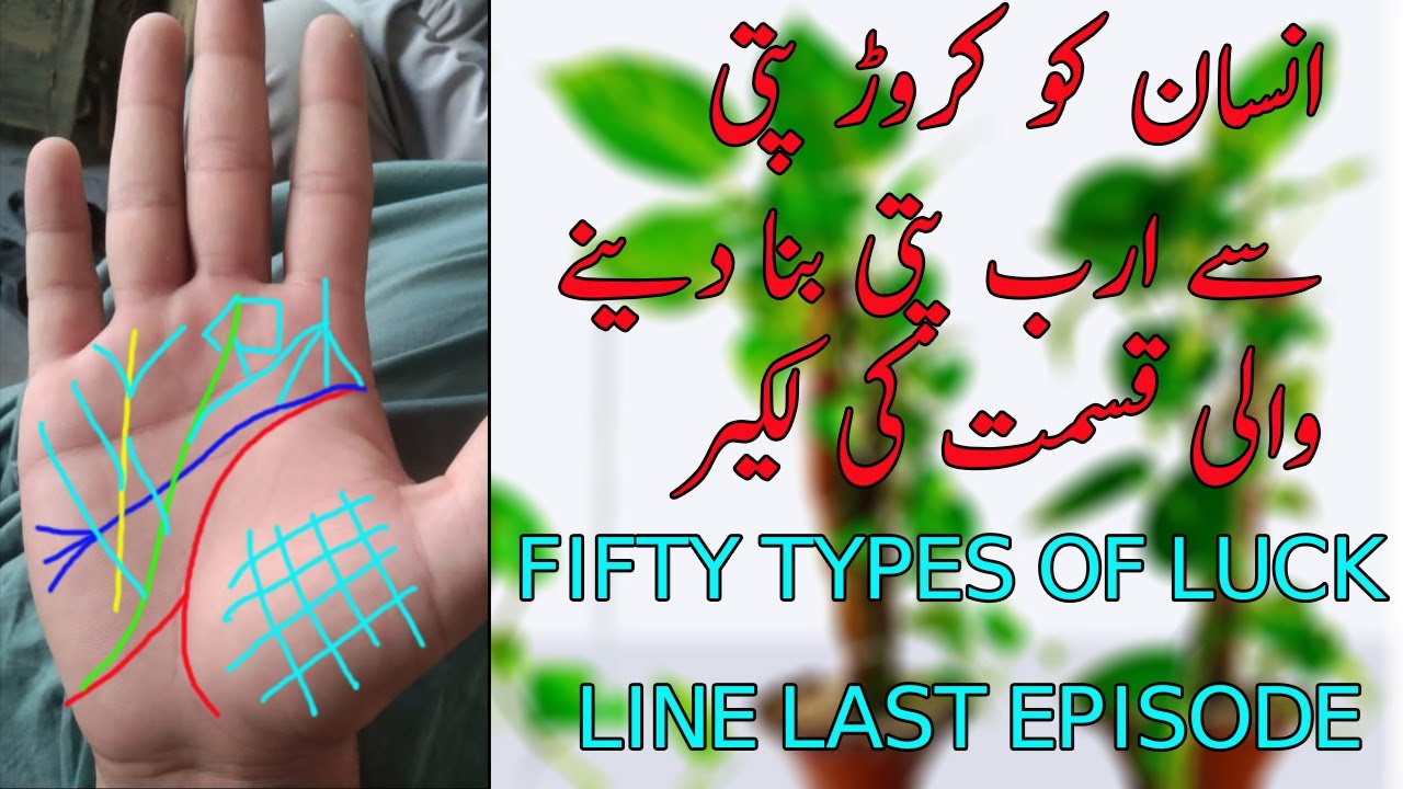 LUCKY MALE PALM READING _ WHEN YOY HAVE NO LUCK LINE _KAROR PATI SE ...