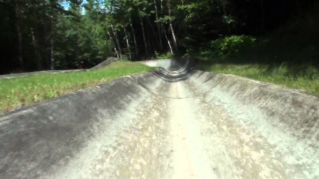 Lutsen Mountan Alpine Slide Crash Footage - YouTube