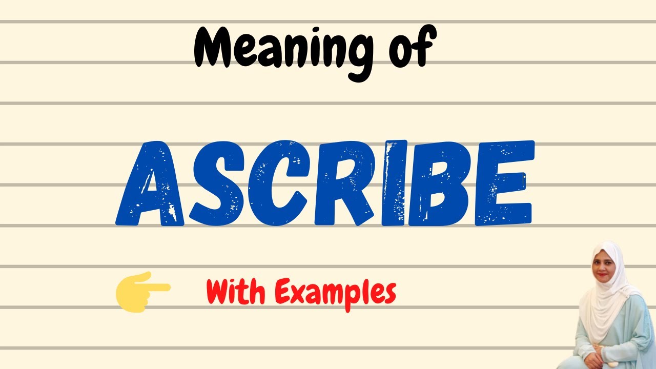 Daily Vocabulary Ascribe Meaning Vocabgram YouTube Daily Vocabulary Ascribe Meaning Vocabgram YouTube