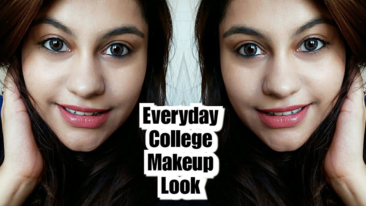 My Everyday College Makeup Look In Canada | Indian Student Abroad ...