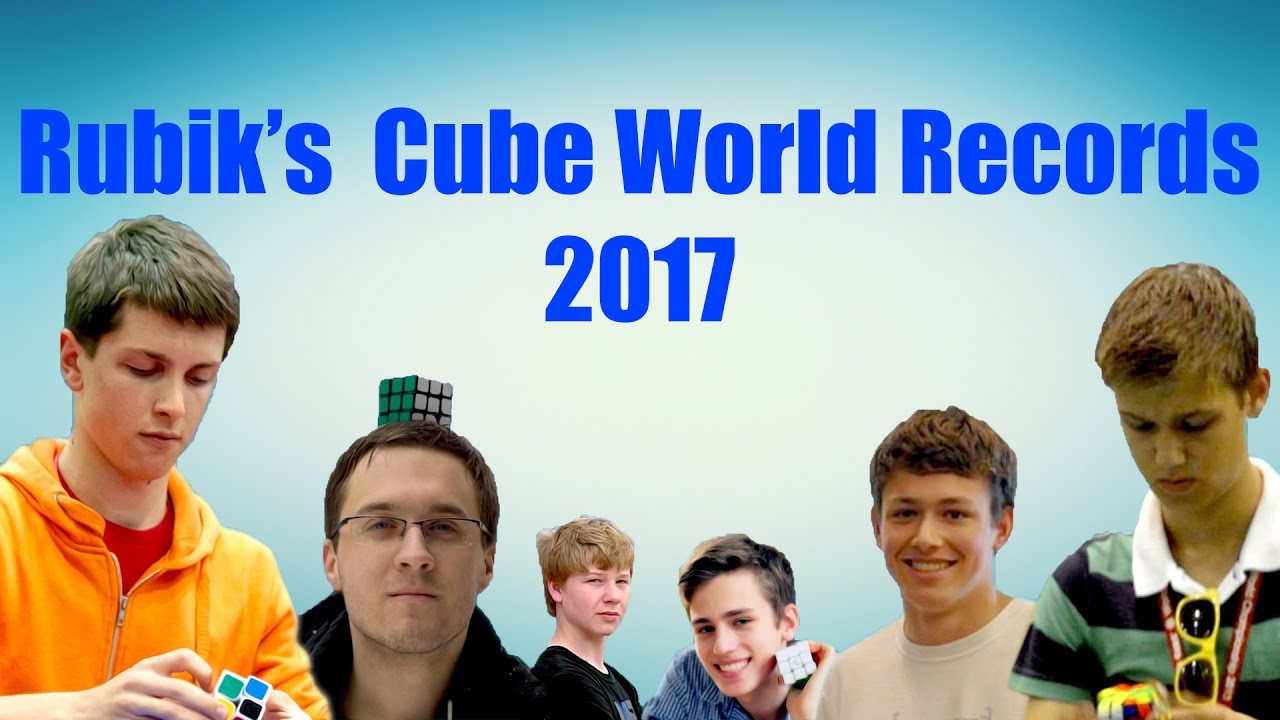 Rubik's Cube World Records [Early 2017] - YouTube