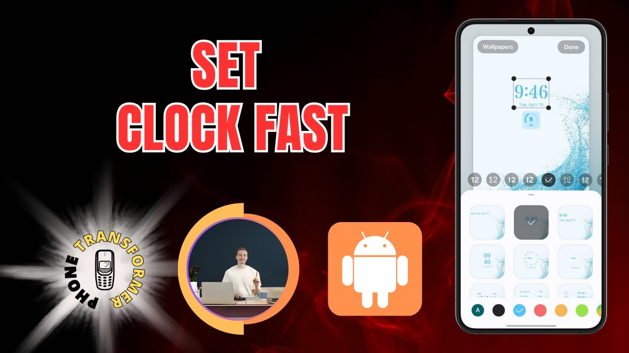 How To Set Clock In Samsung Galaxy S24 - Step-by-Step Guide - YouTube
