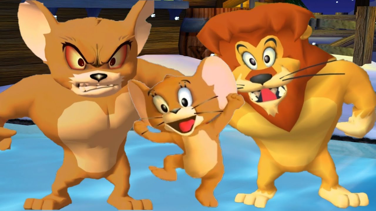 Tom & Jerry | Best of Monster Jerry and Lion | Classic Cartoon Games ...