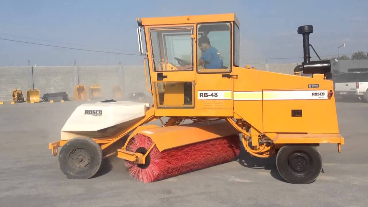 BARREDORA DE CARRETERA ROSCO RB48 - YouTube